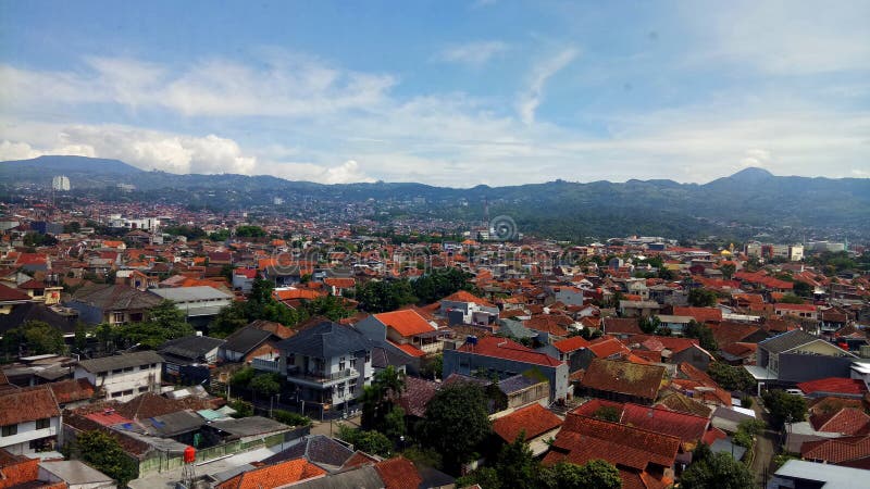 Suburban Area in Bandung City from the Top Editorial Image - Image of ...
