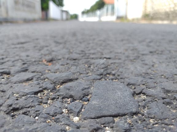 Suburban Asphalt Road Texture in Summer Stock Image - Image of wall ...