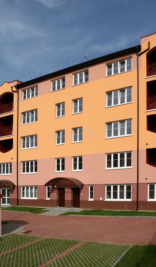 Suburban building stock image. Image of polish, modern - 11640993