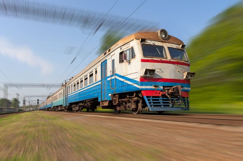 Suburban electric train stock image. Image of train, local - 41239703
