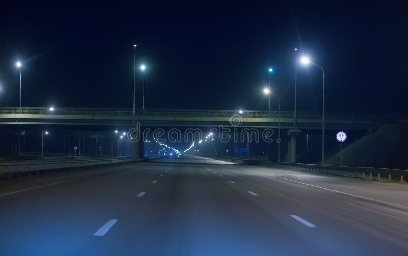 Interchange at night stock image. Image of chinese, cityscape - 31421167