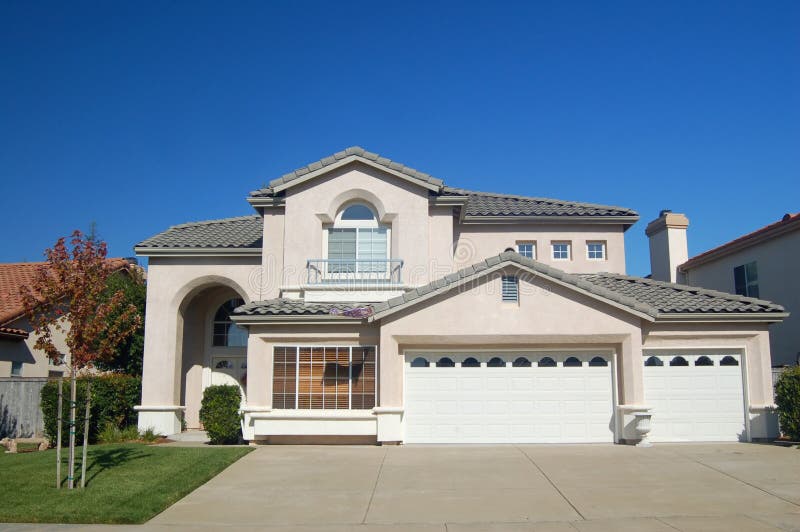 Beautiful california house stock image. Image of america - 649789