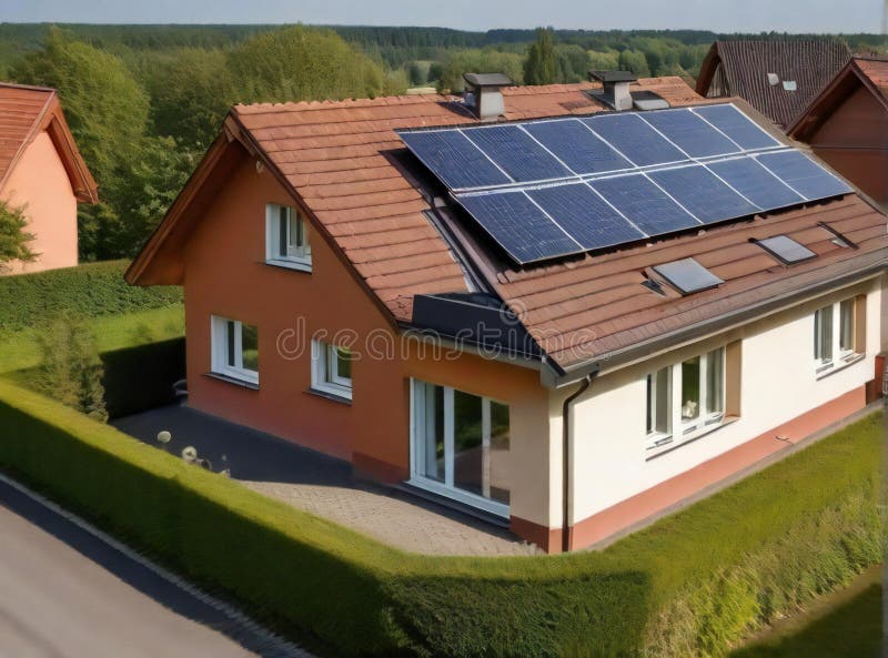 Suburban Middle Class House in Germany with Perfectly Aligned Solar ...