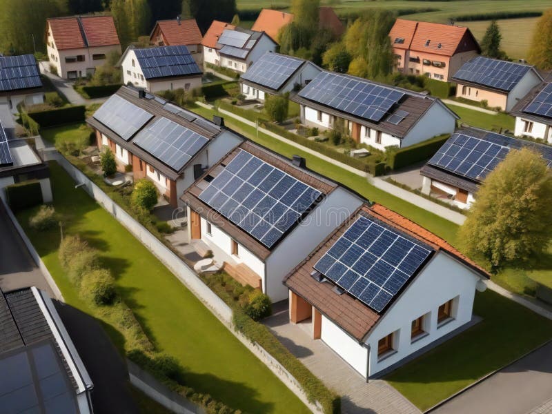 Suburban Middle Class House in Germany with Perfectly Aligned Solar ...