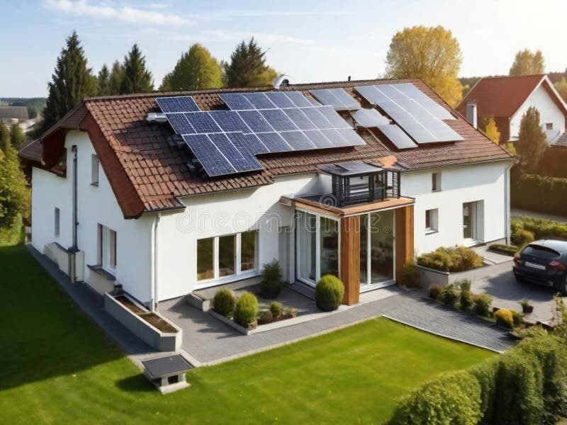 Suburban Middle Class House in Germany with Perfectly Aligned Solar ...