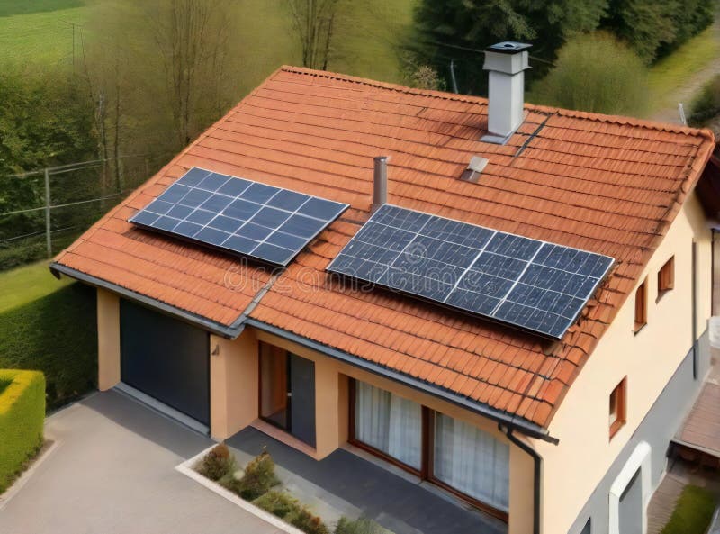 Suburban Middle Class House in Germany with Perfectly Aligned Solar ...