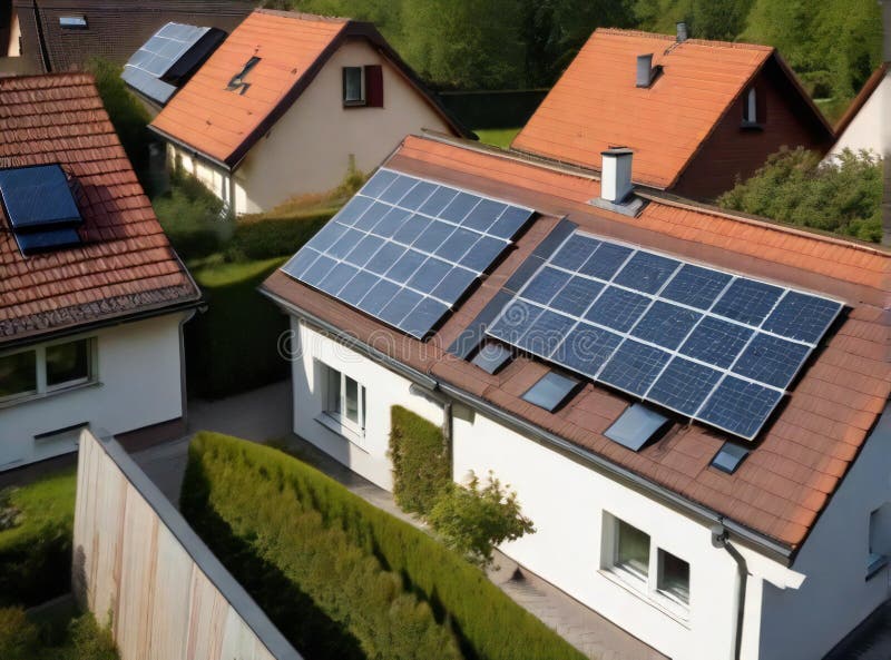 Suburban Middle Class House in Germany with Perfectly Aligned Solar ...