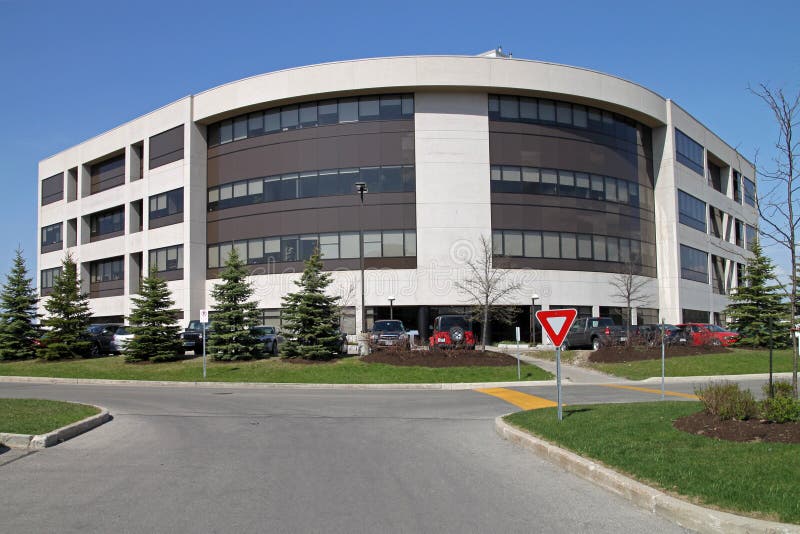 Suburban office building stock image. Image of tech, architecture ...