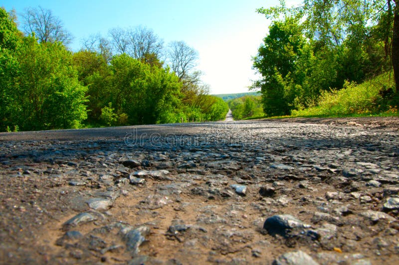 Suburban road stock image. Image of grass, road, travel - 43009133