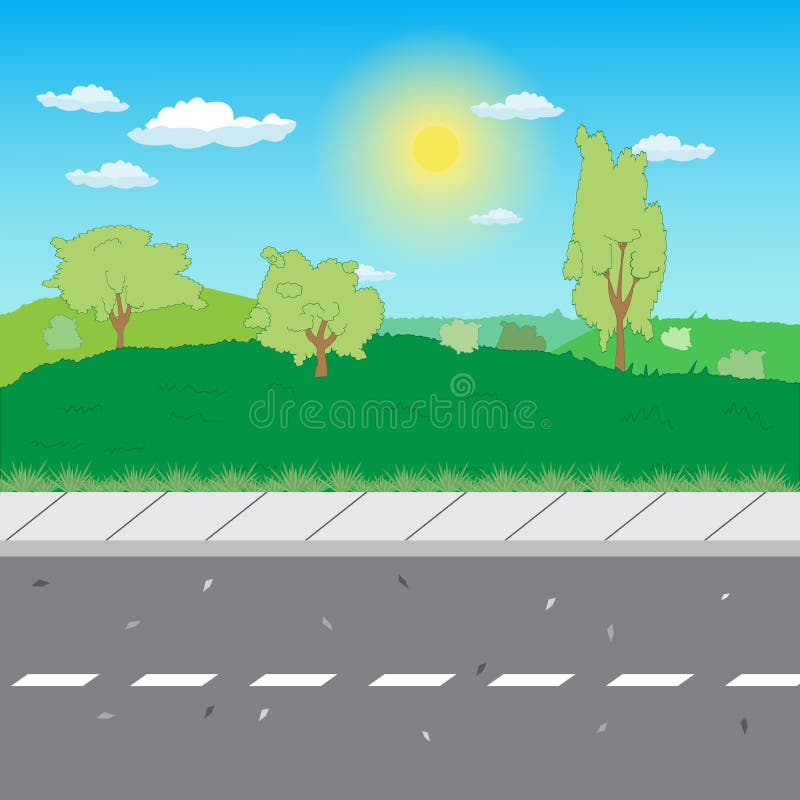 Curb Suburban Stock Illustrations – 234 Curb Suburban Stock ...