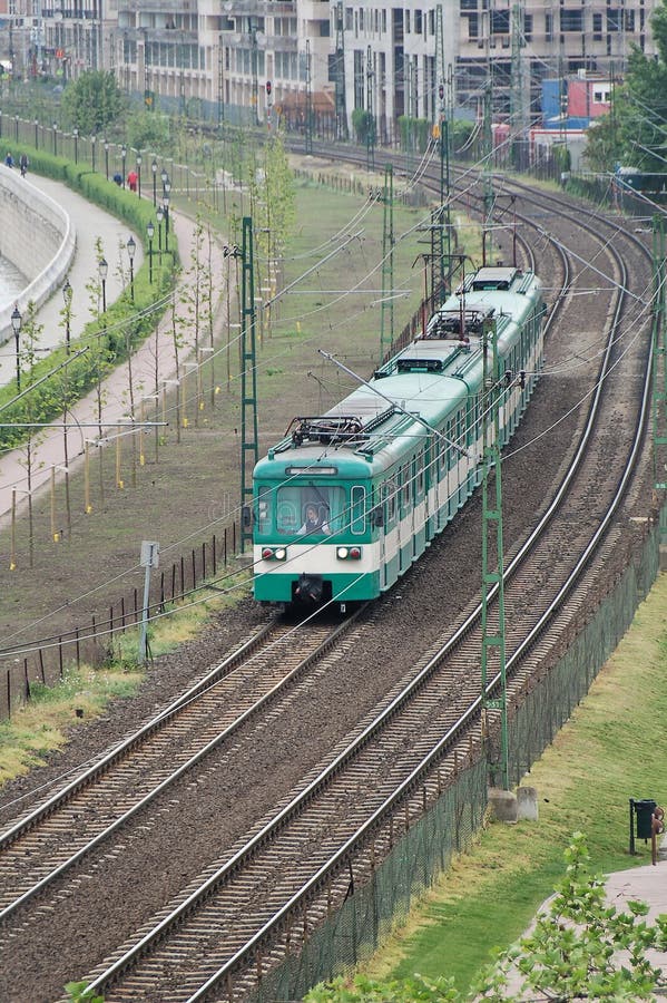 Suburban train stock photo. Image of rails, urban, electric - 2420072