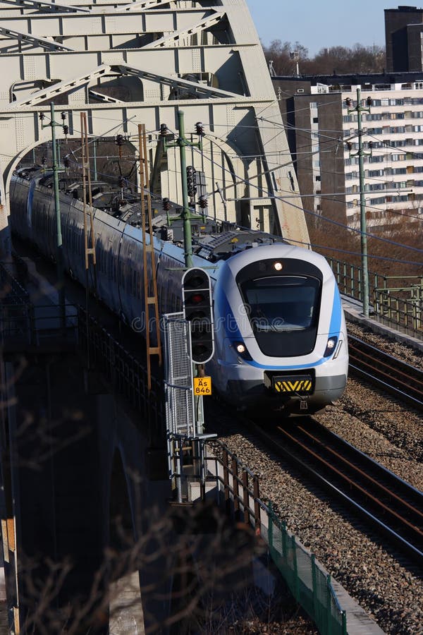 Suburban train stock image. Image of station, commuters - 4509021