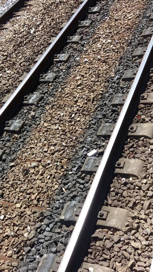 Rail Tracks stock image. Image of metro, trip, tube - 104096601