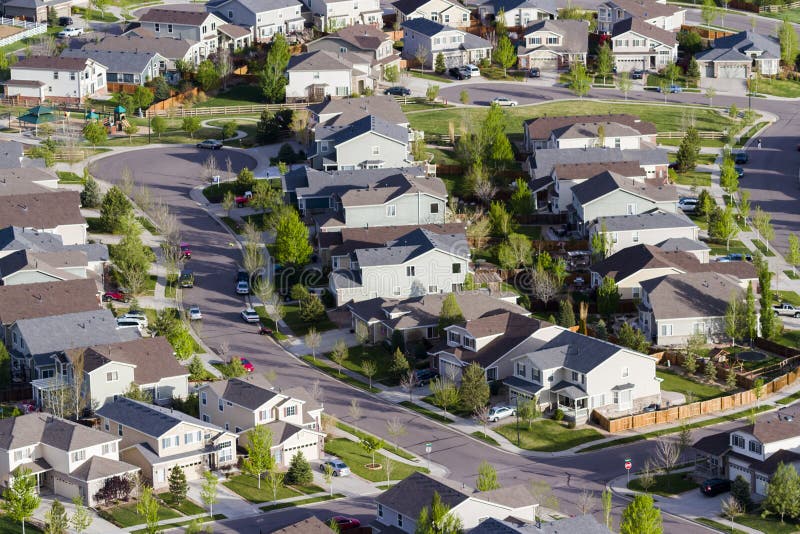 Suburbia stock image. Image of birds, suburbs, suburbia - 31114885