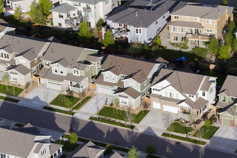 Suburbia stock image. Image of aerial, mountain, residential - 31114889