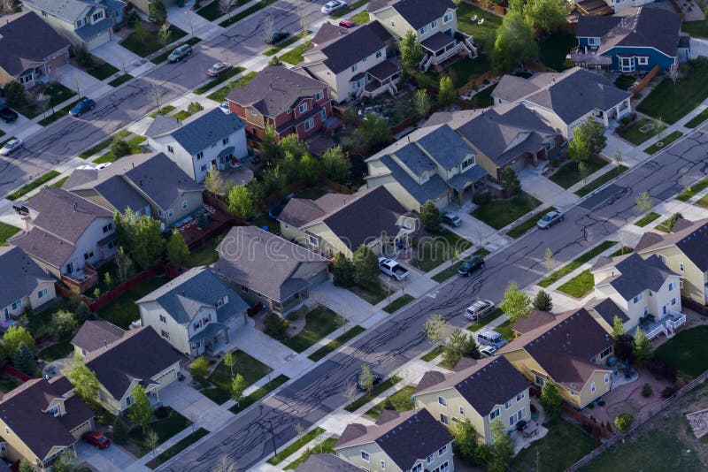 Suburbia stock image. Image of summer, view, suburban - 31115027