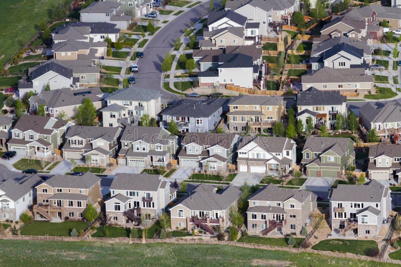 Suburbia stock image. Image of aerial, residential, suburbs - 31115037