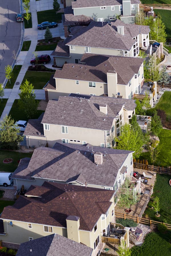 Suburbia stock image. Image of colorado, roof, suburbs - 31115157