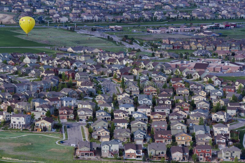 Suburbia stock photo. Image of suburbs, colorado, lawn - 31115288
