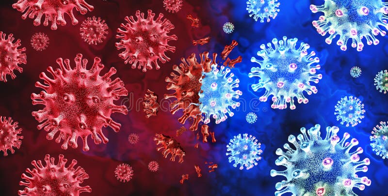Subvariant Virus Spreading stock illustration. Illustration of ...