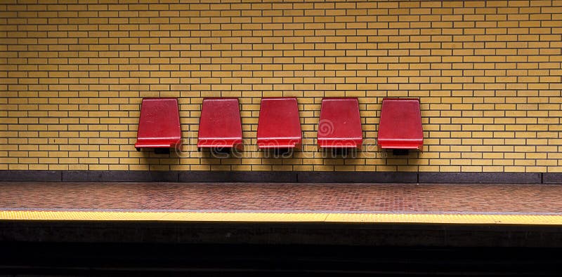 Subway chairs stock photo. Image of city, steal, chair - 585634
