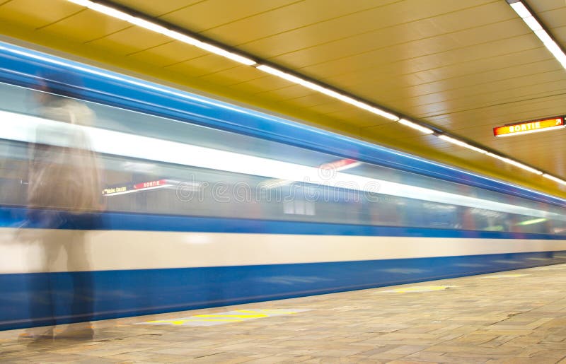 Subway stock photo. Image of public, motion, fast, subway - 22179044