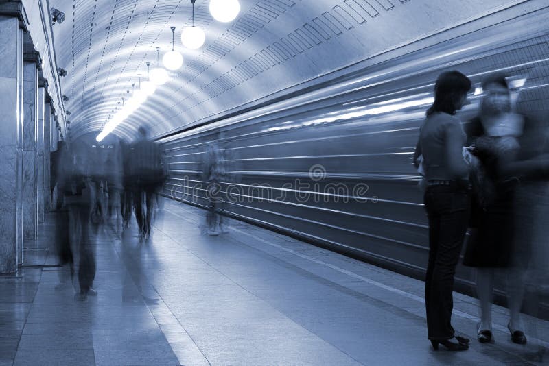 Subway stock photo. Image of indoors, arrival, tourist - 2449336