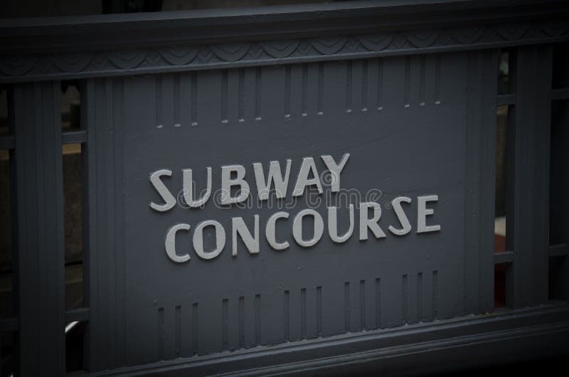Subway Concourse Sign Stock Photos - Free & Royalty-Free Stock Photos ...