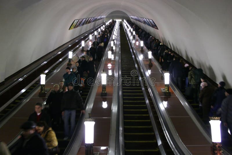 Subway elevator stock image. Image of indoors, stairwell - 1871207