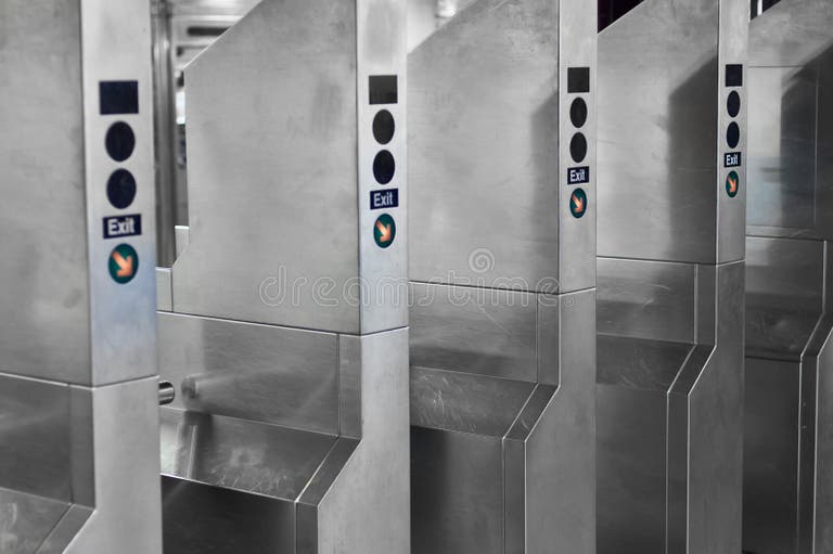 159 Subway Station Turnstile Gates Stock Photos - Free & Royalty-Free ...