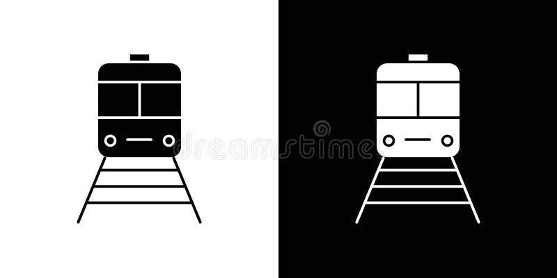 Subway Icon Outline Sign Symbol Set Stock Vector - Illustration of flat ...