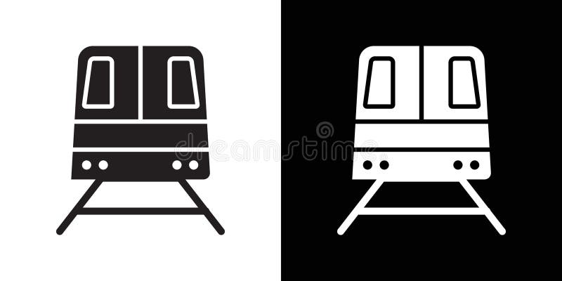 Subway Icon Vector Flat Thin Line Illustration Stock Illustration ...