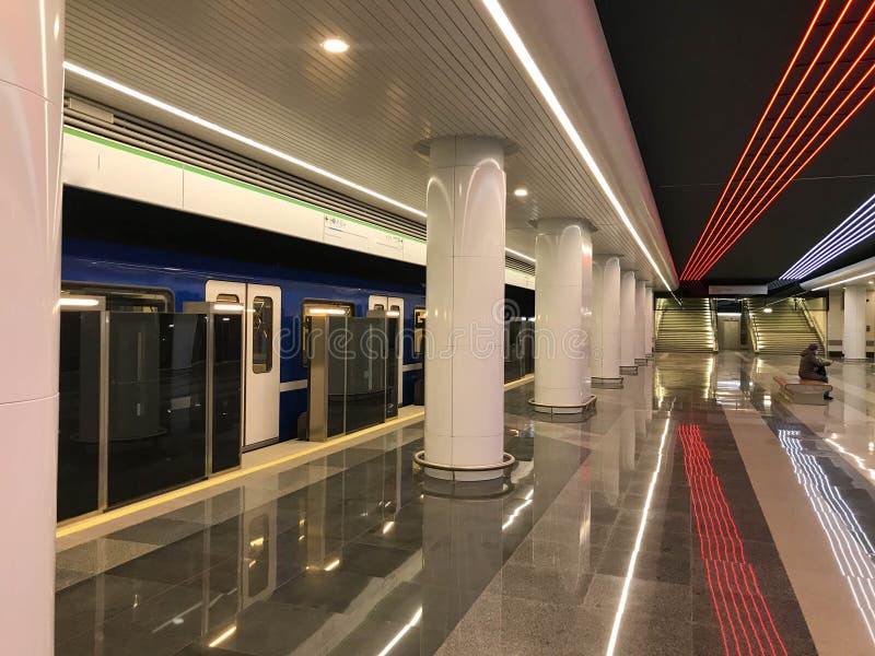 Subway with Increased Security. New Metro Stations. Double Security ...