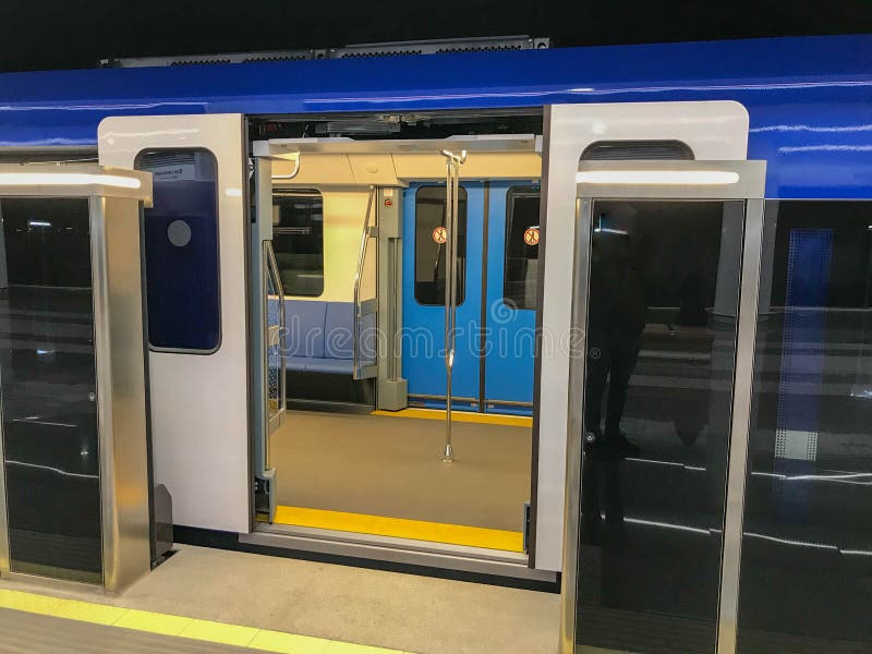 Subway with Increased Security. New Metro Stations. Double Security ...