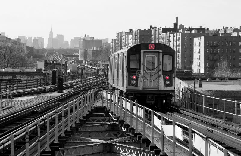Subway Line stock photo. Image of track, subway, route, elevated - 44998