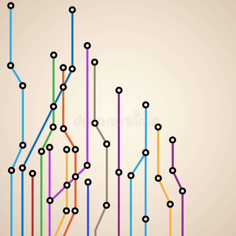 Subway map stock vector. Illustration of design, generic - 24244557