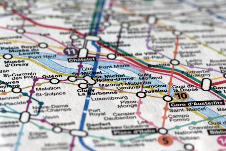 Paris Train Stations Map Stock Photos - Free & Royalty-Free Stock ...