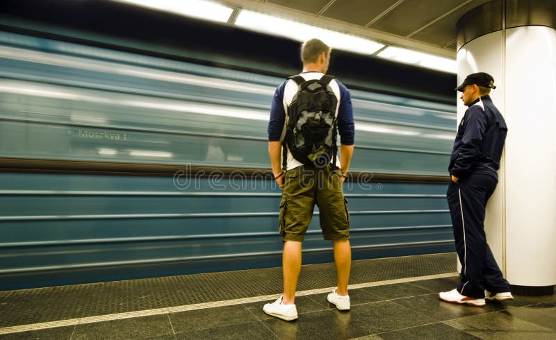 Subway motion blur stock image. Image of depart, metropolitan - 13625615