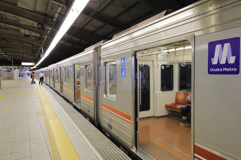 Osaka Subway One of the Busiest Metro System Editorial Stock Image ...