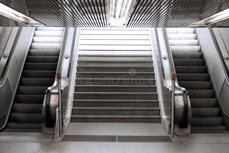 Stairs in a Subway Station in Japan Stock Photo - Image of gothic ...