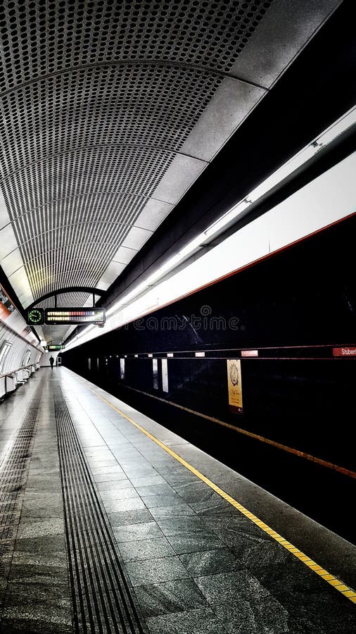 Subway perspective editorial photography. Image of subway - 80742437