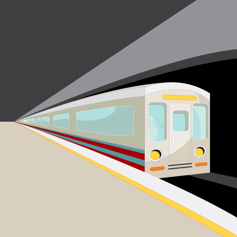 Subway Rapid Transit stock vector. Illustration of travel - 42949988