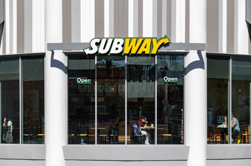 Subway Restaurant stock photo. Image of people, restaurant - 268947086