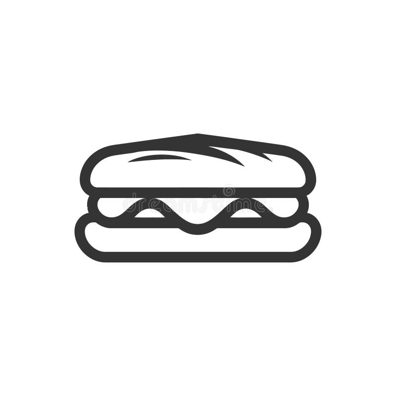 Subway Sandwich Vector