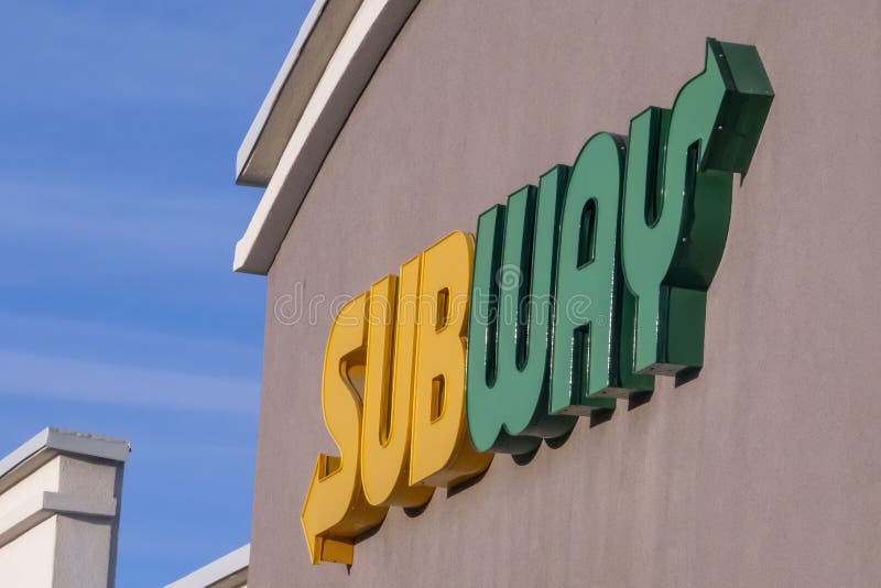 A Subway Sandwich Restaurant Logo. Editorial Photo - Image of signage ...