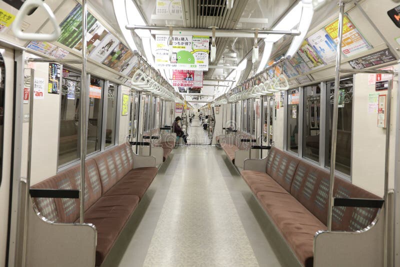 The Subway in Sapporo Downtown, 2017 Editorial Image - Image of town ...