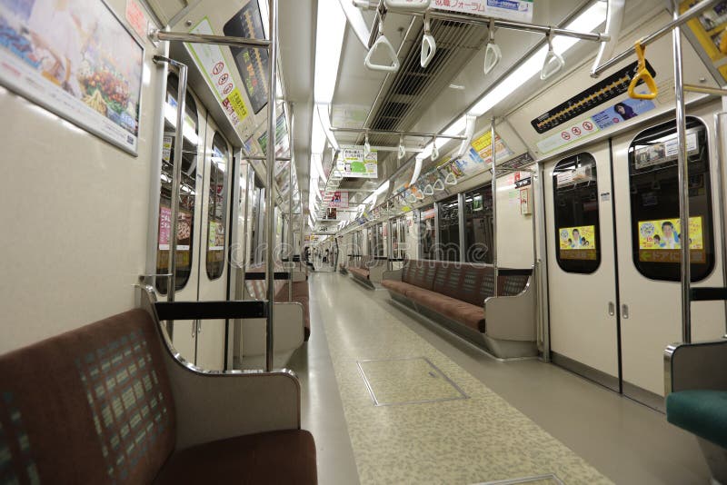 The Subway in Sapporo Downtown, 2017 Editorial Stock Photo - Image of ...