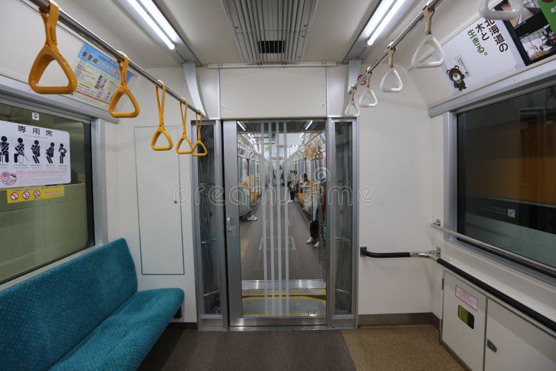 The Subway in Sapporo Downtown, 2017 Editorial Stock Image - Image of ...