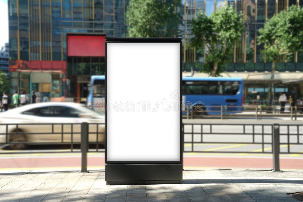 Subway Scenery and Advertising Mockup Stock Photo - Image of poster ...