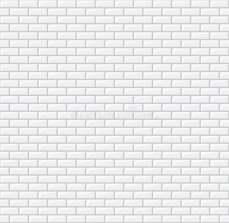 Subway Seamless White Pattern. Brick Wall. Vector Illustrati Stock ...